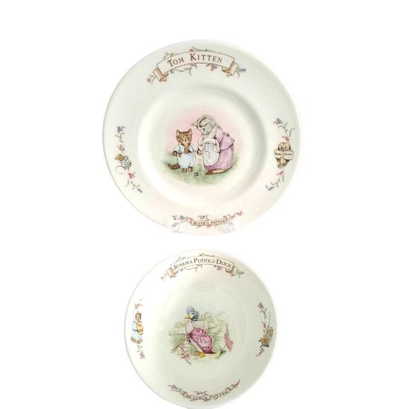 Royal Albert | Dining | Vintage Royal Albert Plate Bowl Beatrix Potter ...